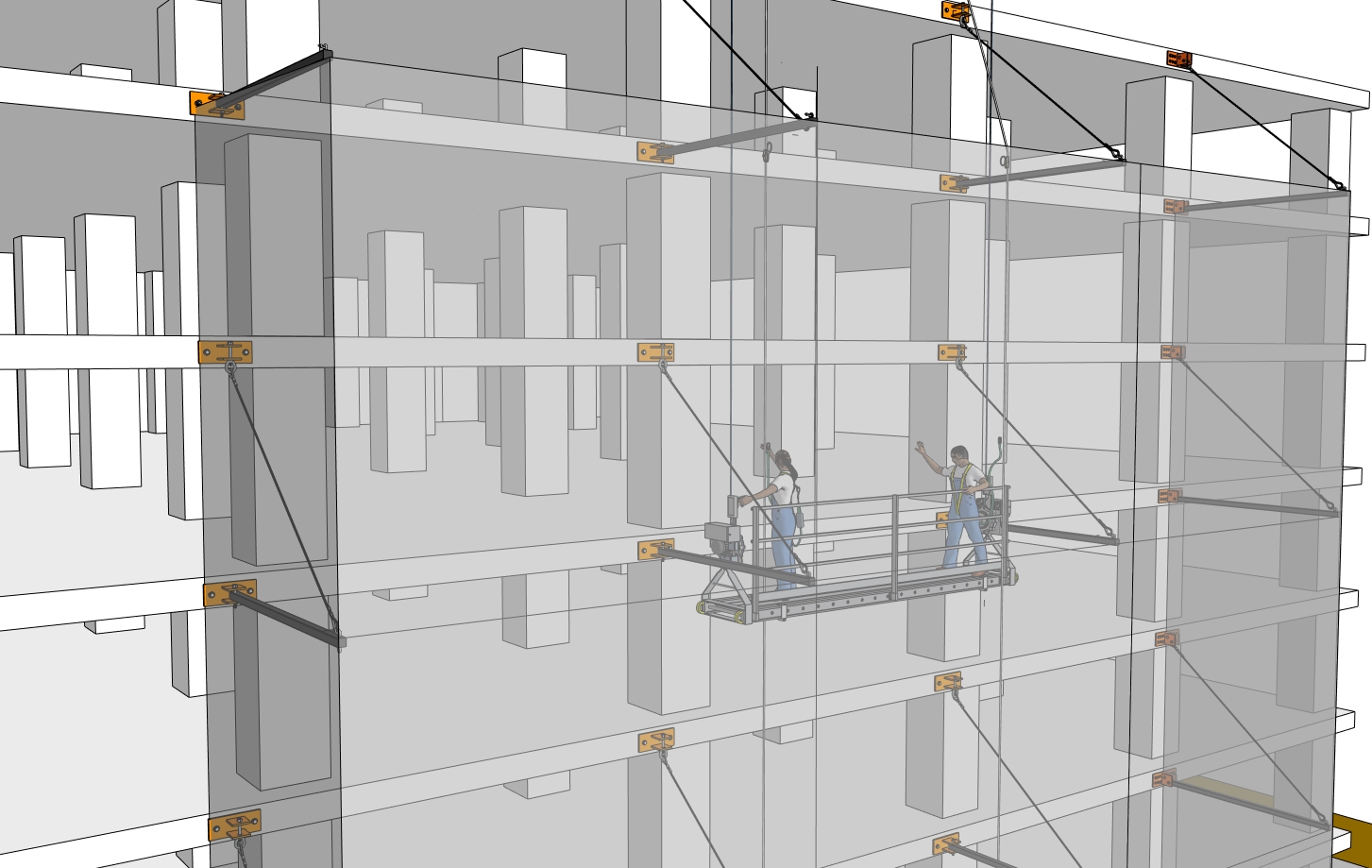 Vertical Debris Netting System | SafeLine FP